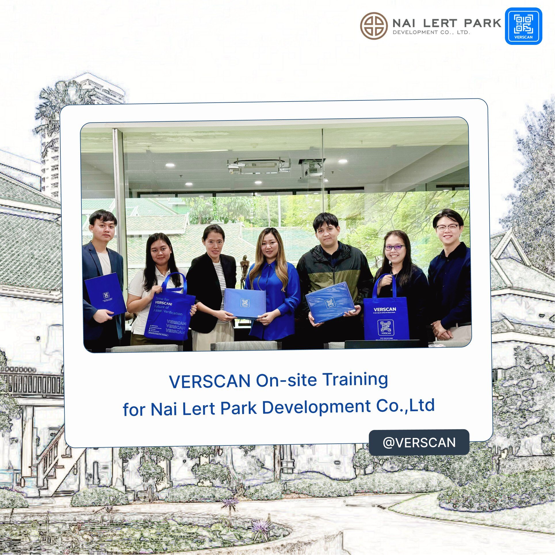 VERSCAN On-Site Training ให้กับบริษัท นายเลิศ ปาร์ค ดีเวลลอปเม้นท์