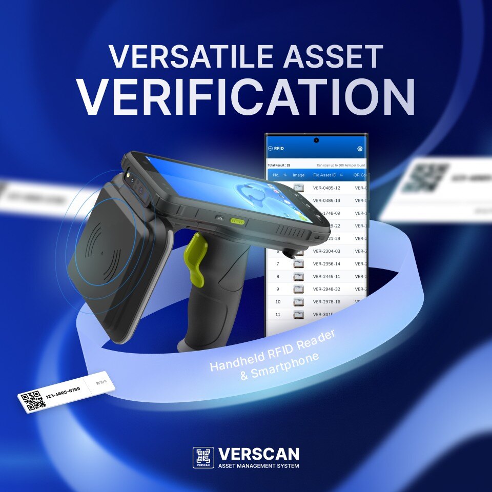 เพิ่มประสิทธิภาพการตรวจนับสินทรัพย์ด้วย RFID และสมาร์ทโฟน: โซลูชันใหม่จาก VERSCAN!
